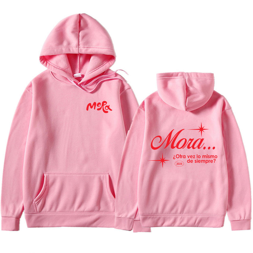 Mora Lo Mismo De Siempre Fleece Pullover Hoodie - Unisex Oversized Soft ...