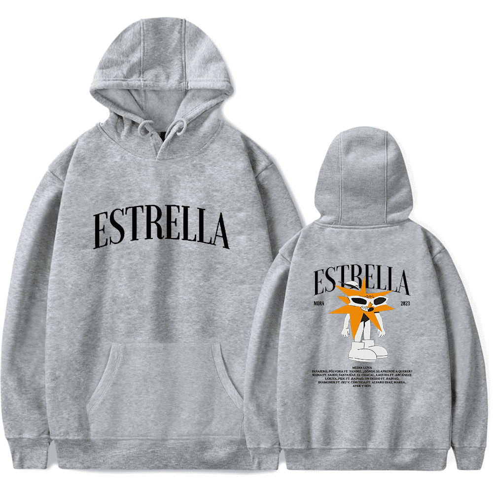 Mora Merch Album Estrella Hoodie Unisex Hooded Sweatshirt Long Sleeve ...