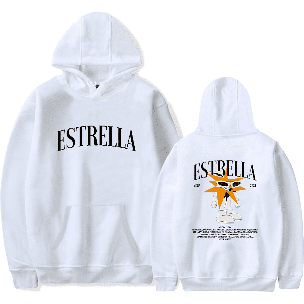 Mora Merch Album Estrella Hoodie Unisex Hooded Sweatshirt Long Sleeve ...
