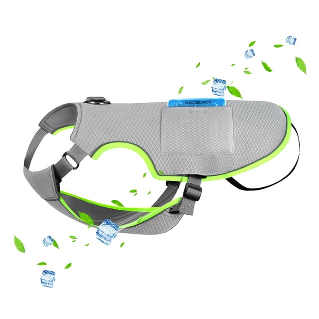 Mora Pets Dog Cooling DMF15 Vest with Ice Packs Evaporative and Gel ...