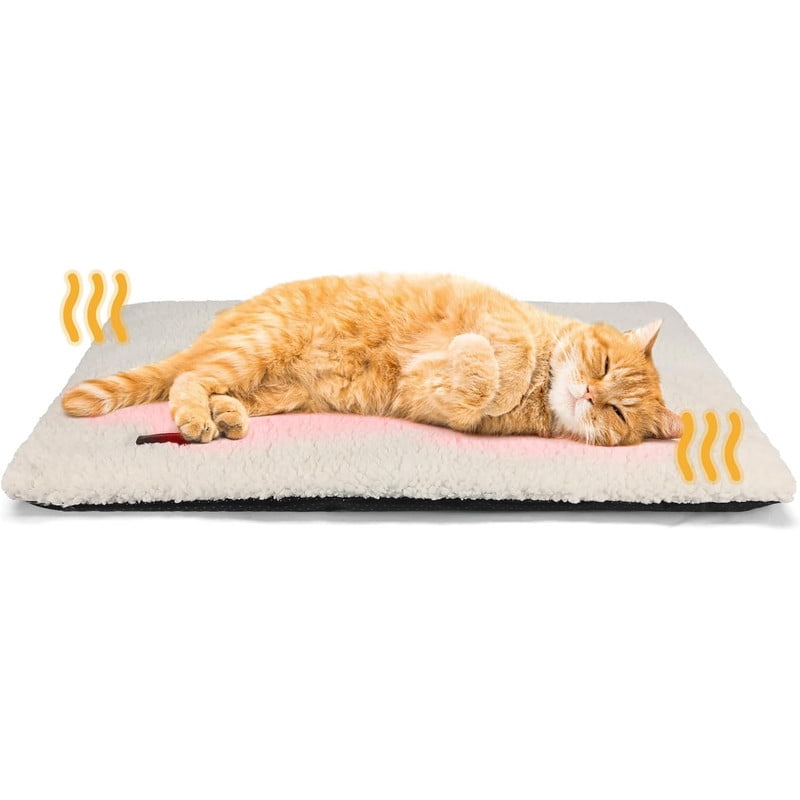 Mora Pets Self Warming Cat Bed for Indoor Cats Fluffy Self Heating Pet ...