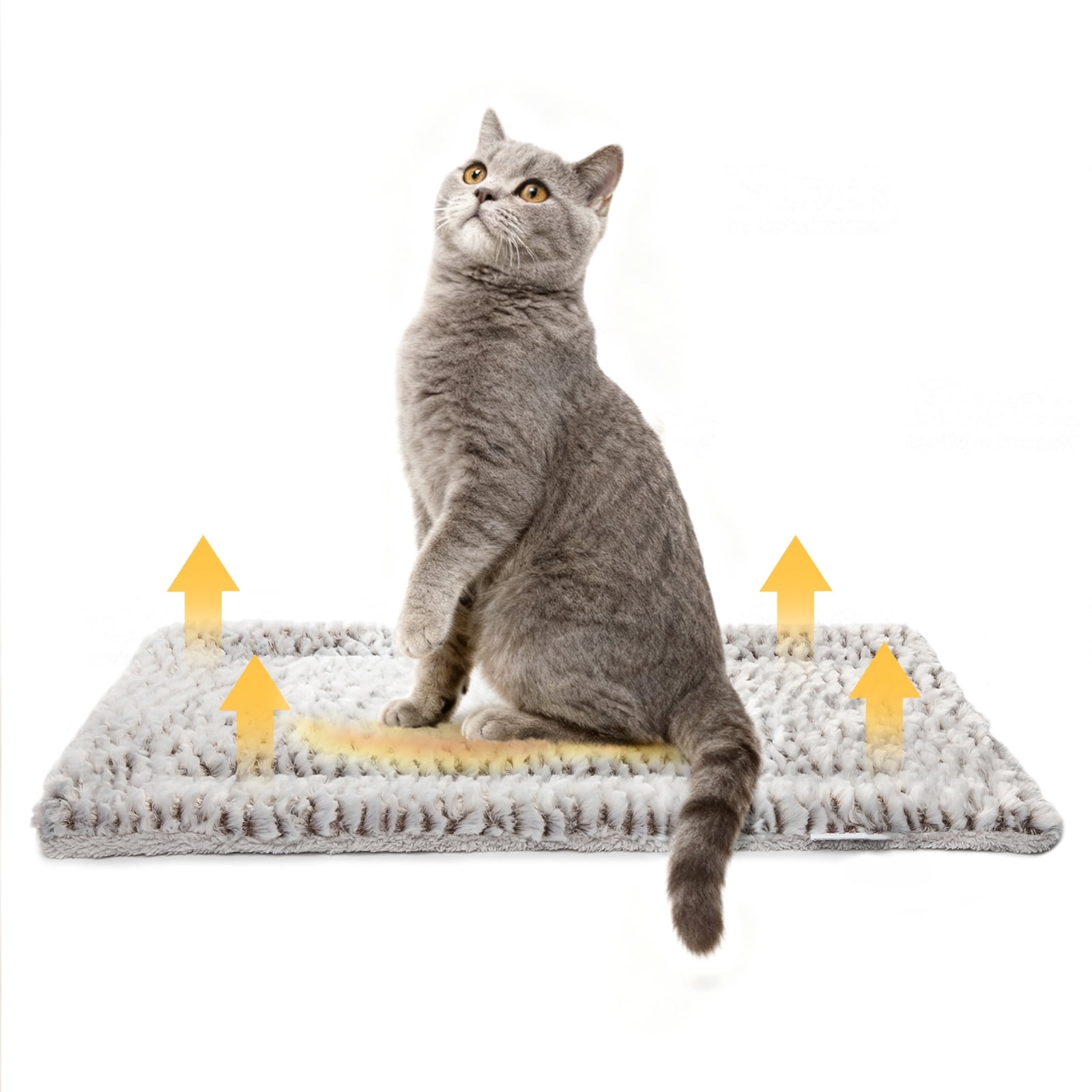 Self Warming Cat Bed for Indoor Cats Reversible Self Heating Pet Pad ...