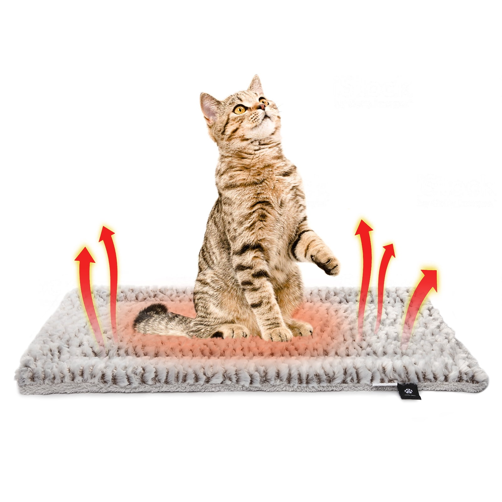 Mora Pets Self Warming Cat Bed for Indoor Cats Reversible Self Heating ...