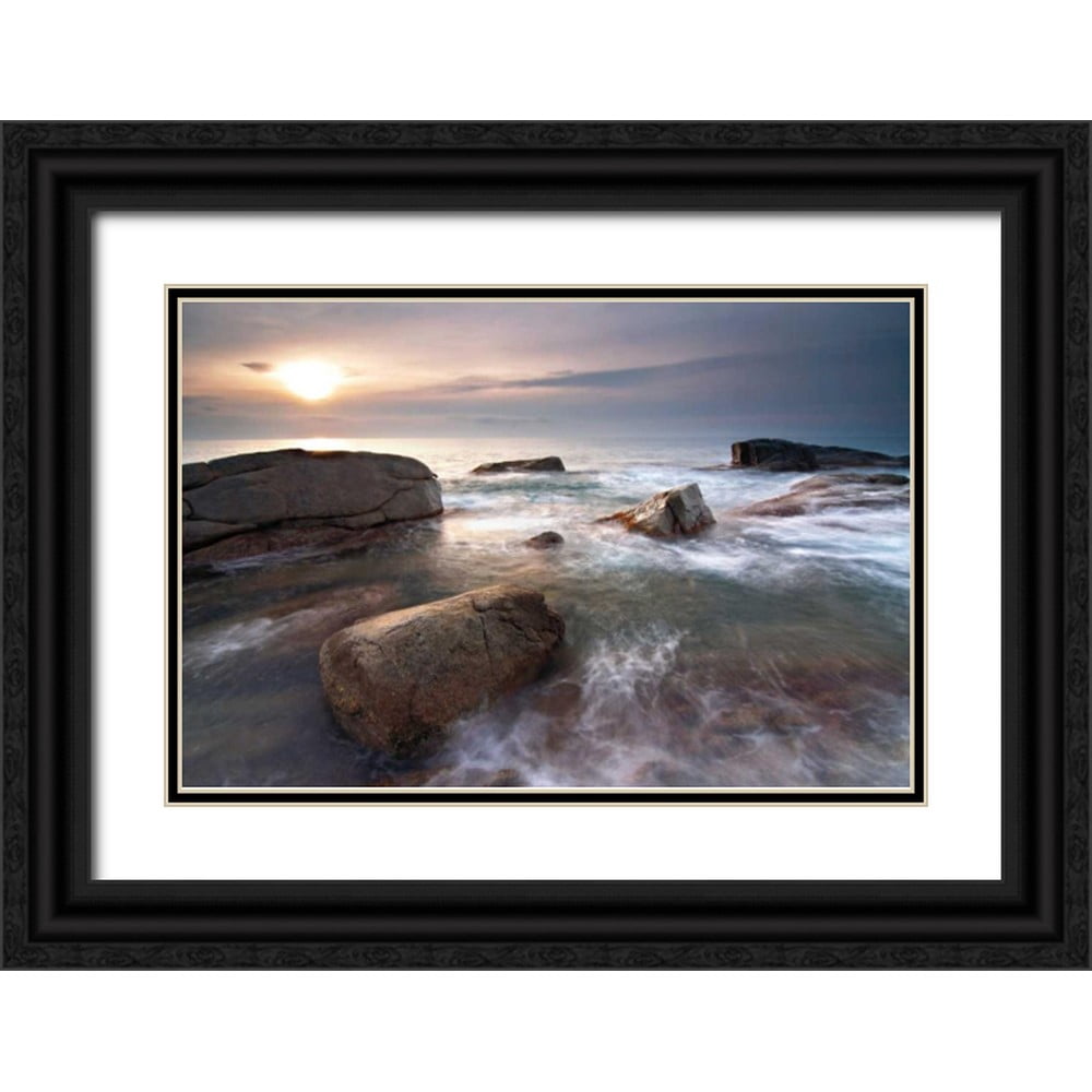 Mora, Sergi 32x23 Black Ornate Wood Framed with Double Matting Museum ...