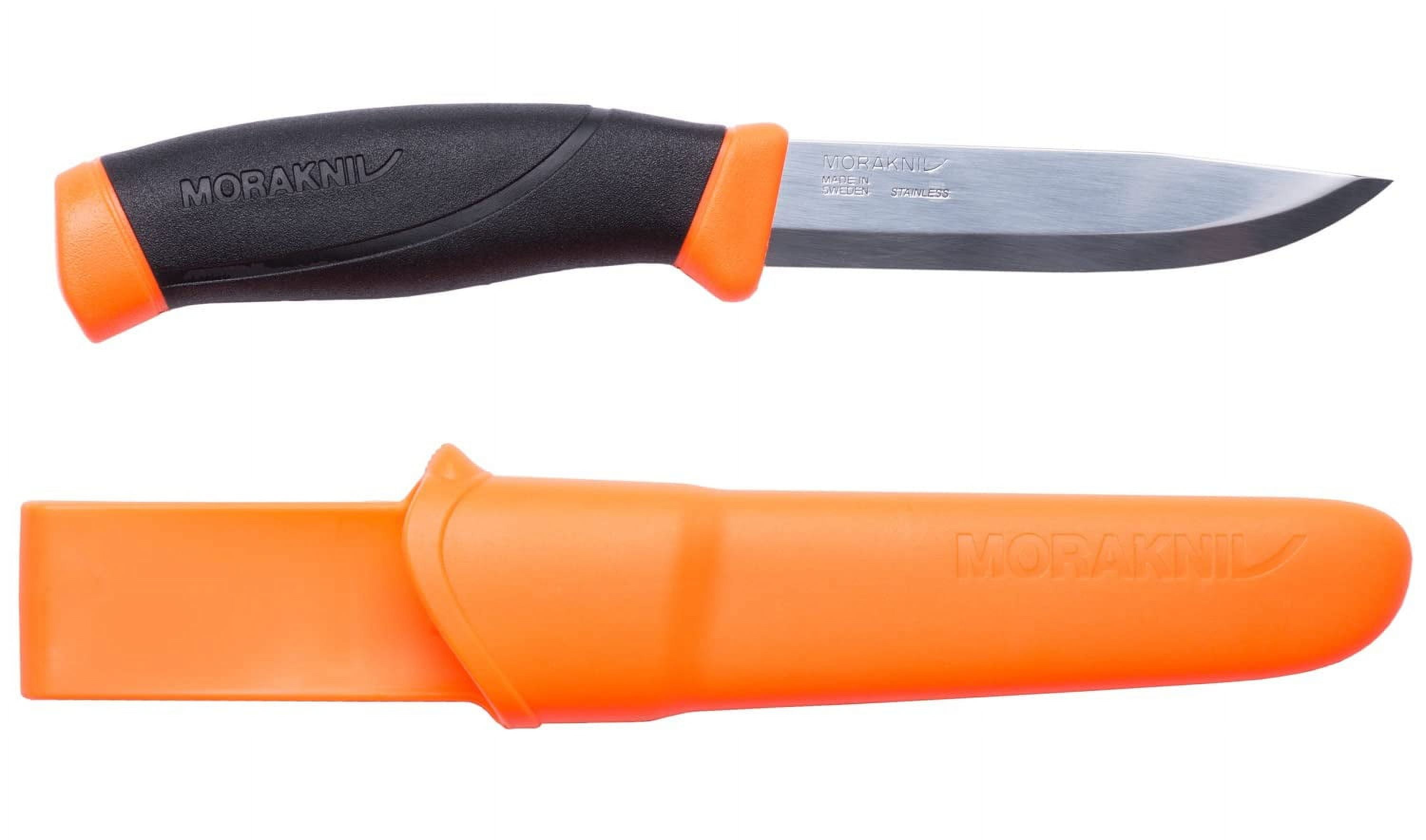 Morakniv Companion Sandvik Stainless Steel Fixed-Blade Knife With ...