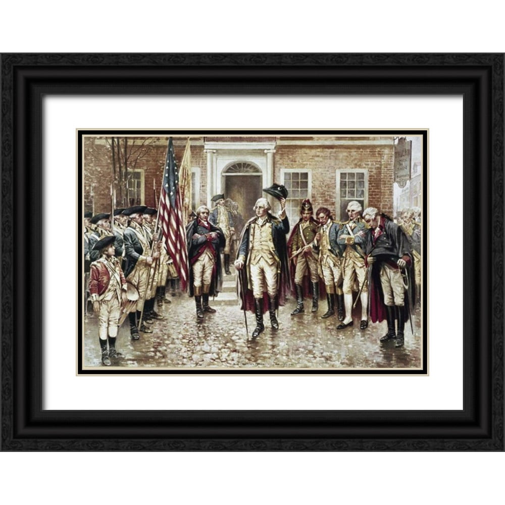 Moran, Edward 24x18 Black Ornate Wood Framed with Double Matting Museum ...