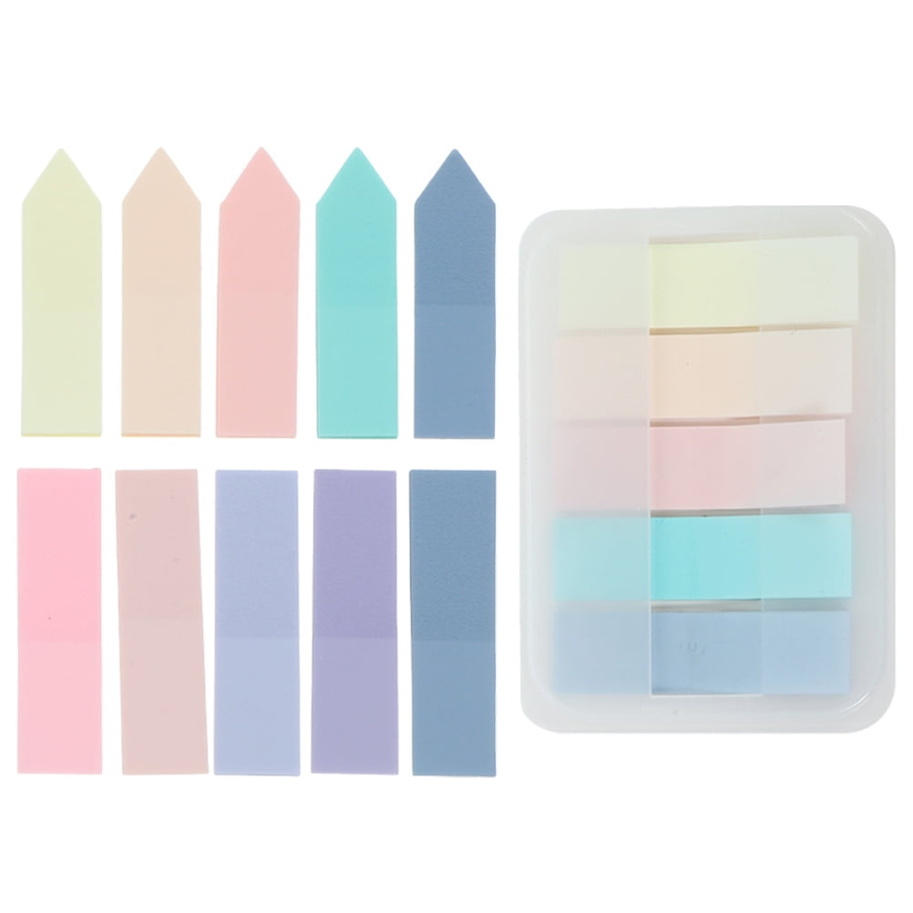 Morandi Color Sticky Notes Index Stickers Office 6 Sets Packaged Tabs ...