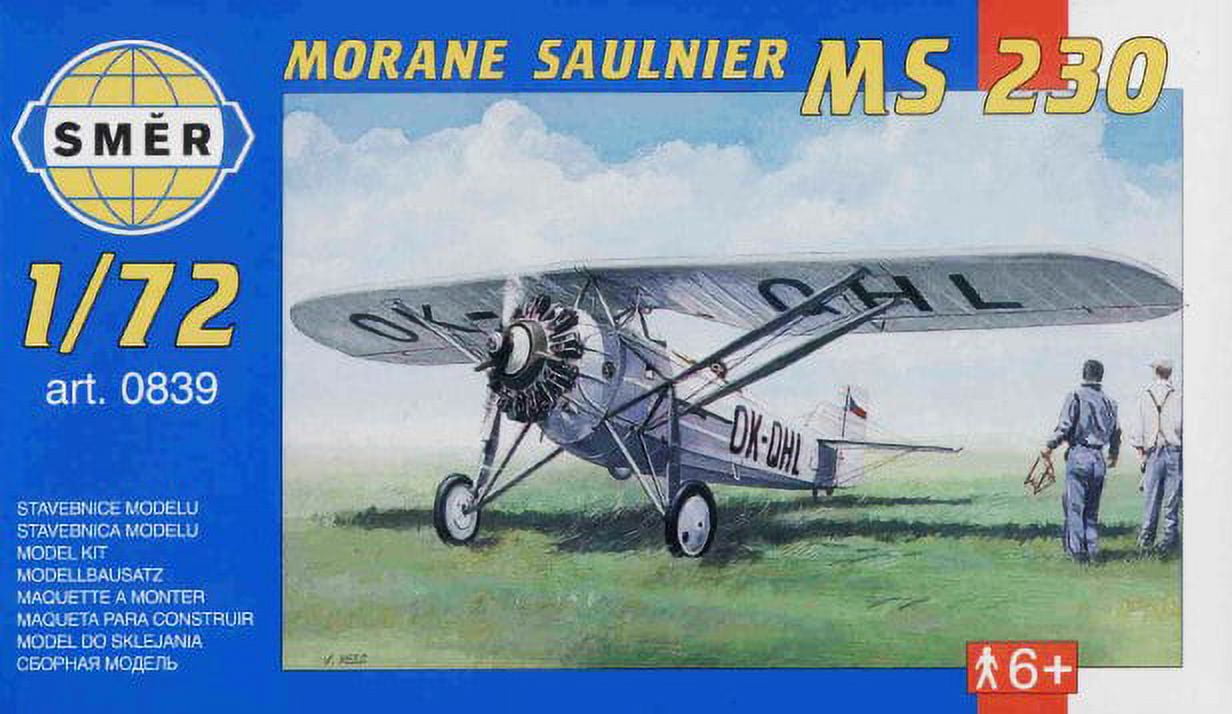 Morane Saulnier MS 230 (1/72 model kit) - Walmart.com