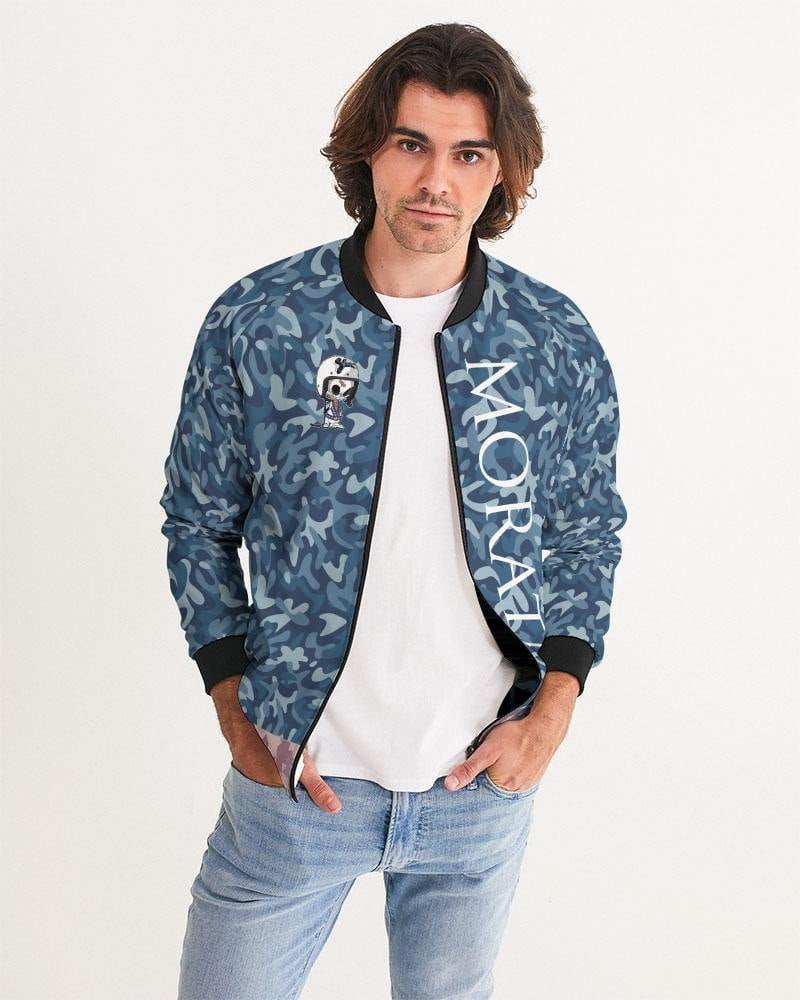 Morati Camo Blue X Bomber Jacket - Walmart.com