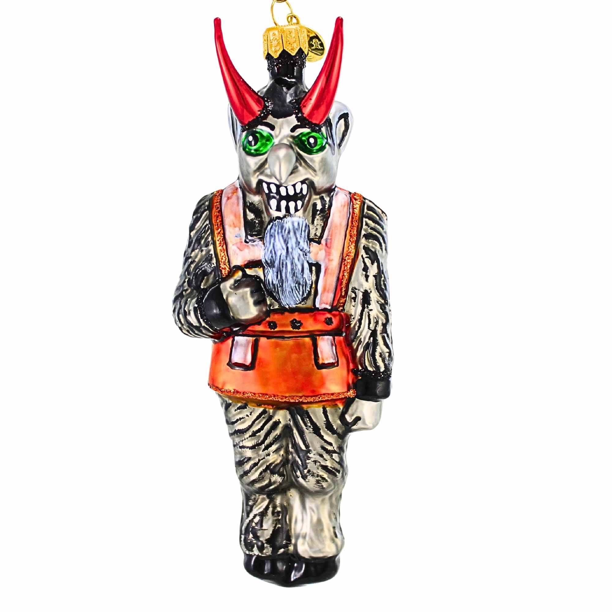 Morawski 6.50In Krampus, Glass, Half Demon Half Goat 19944 - Walmart.com