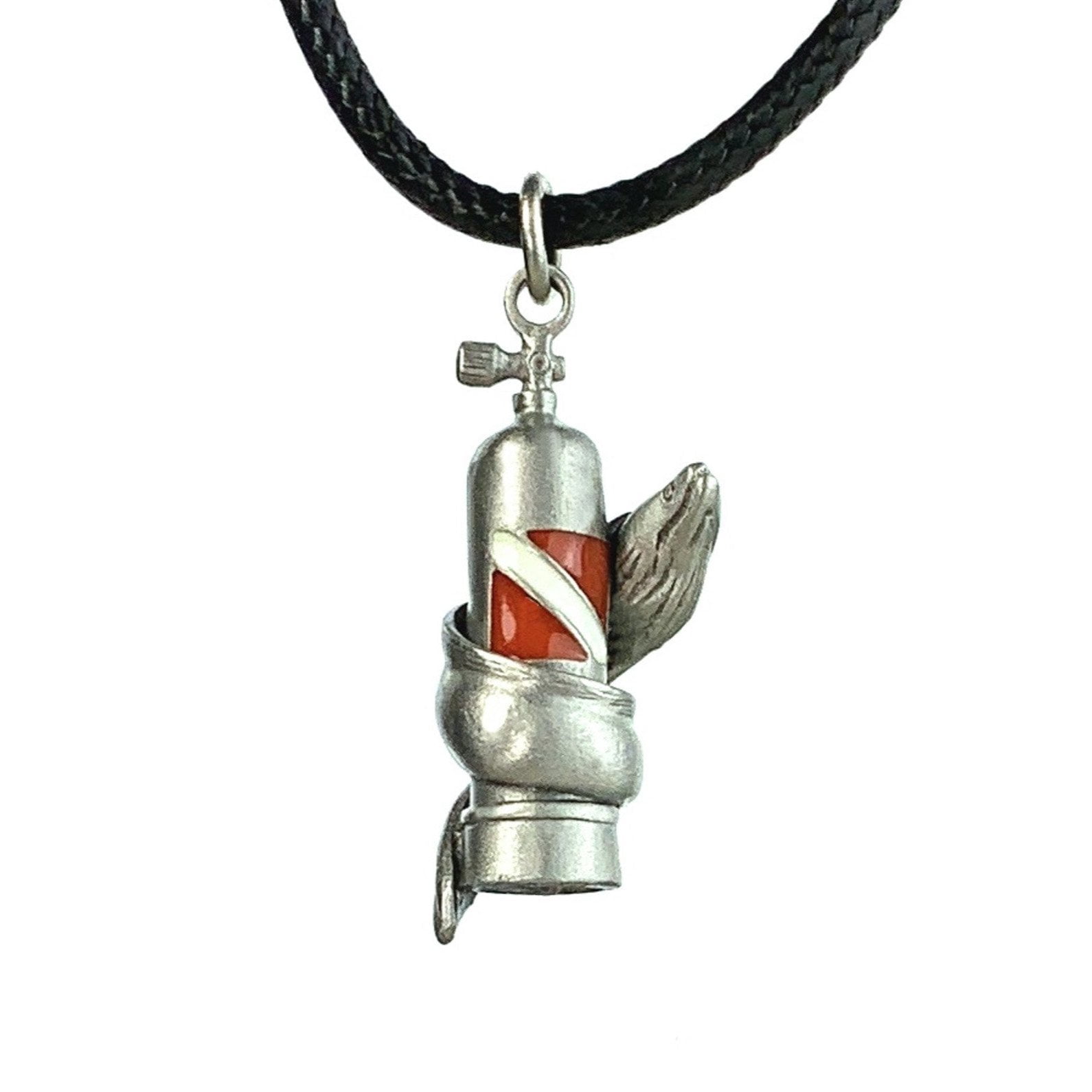 Moray Eel with Scuba Tank Necklace- Dive Gift for Women and Men ...