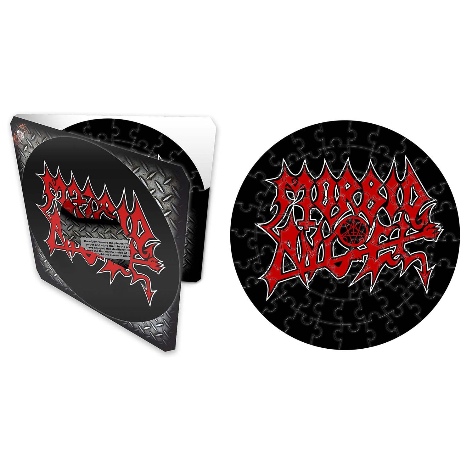 Morbid Angel Jigsaw Puzzle Band Logo new Official 72 piece circular ...