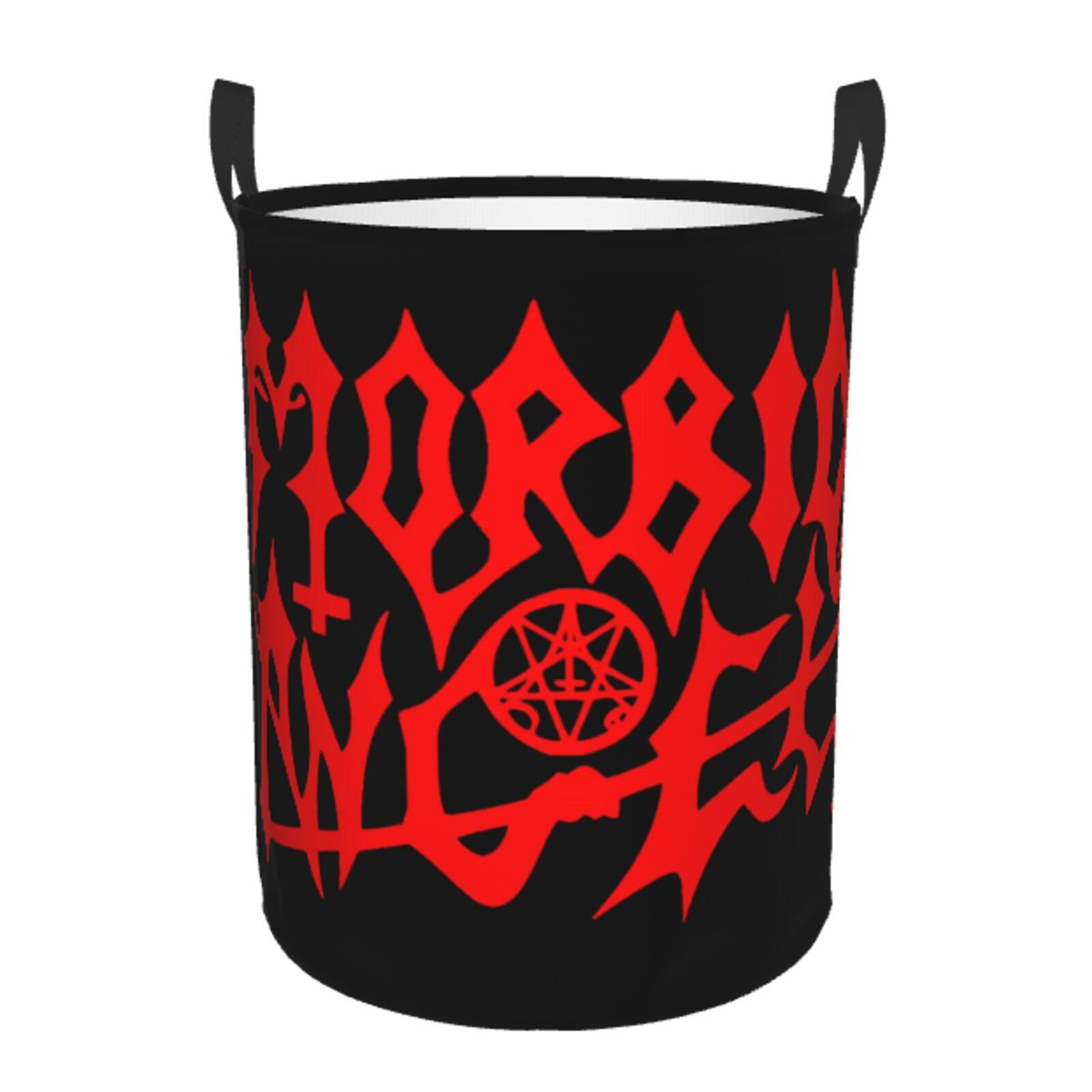 Morbid Angel Large Foldable Laundry Basket, Clothes Organizer ...