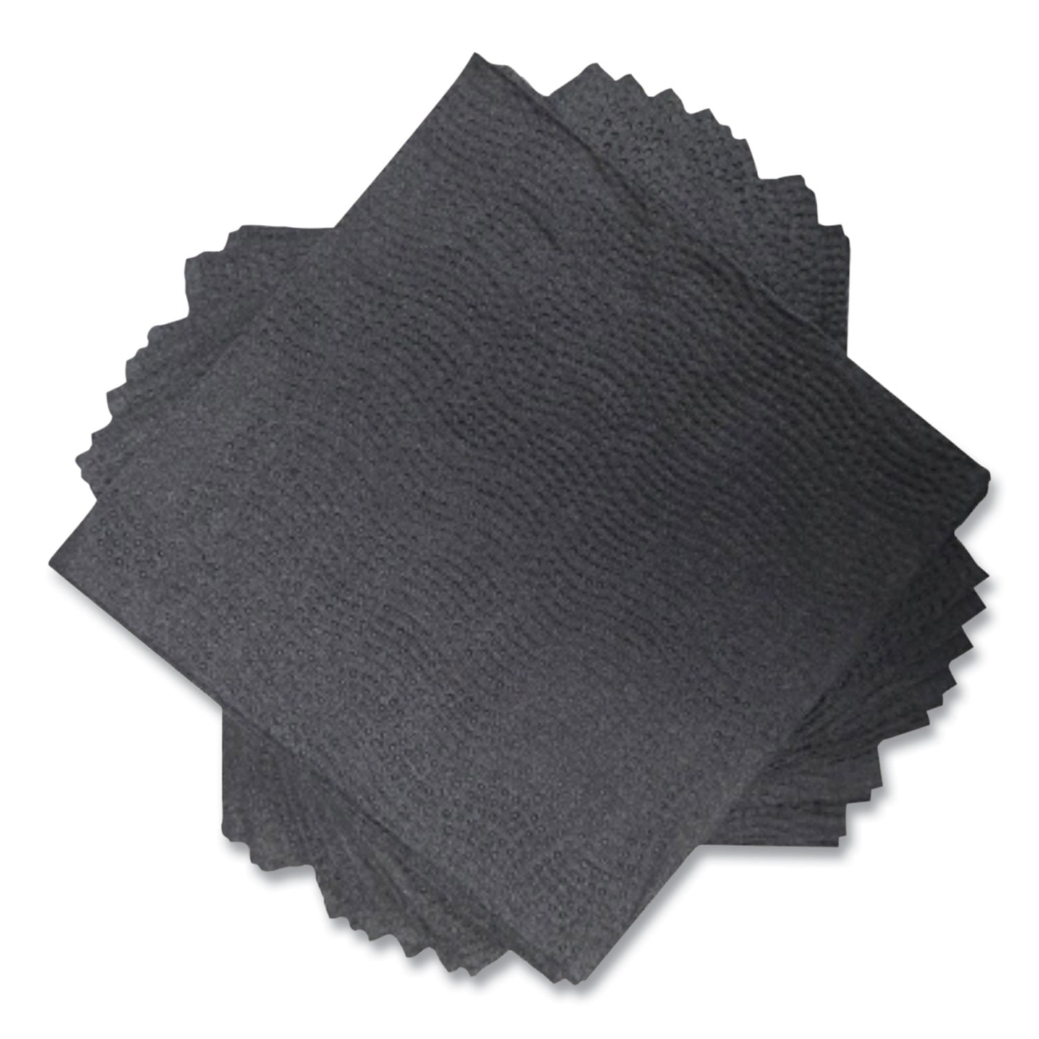 Morcon Paper MORVT522 9 x 9.5 in. 2-Ply Morsoft Beverage Napkins, Black ...