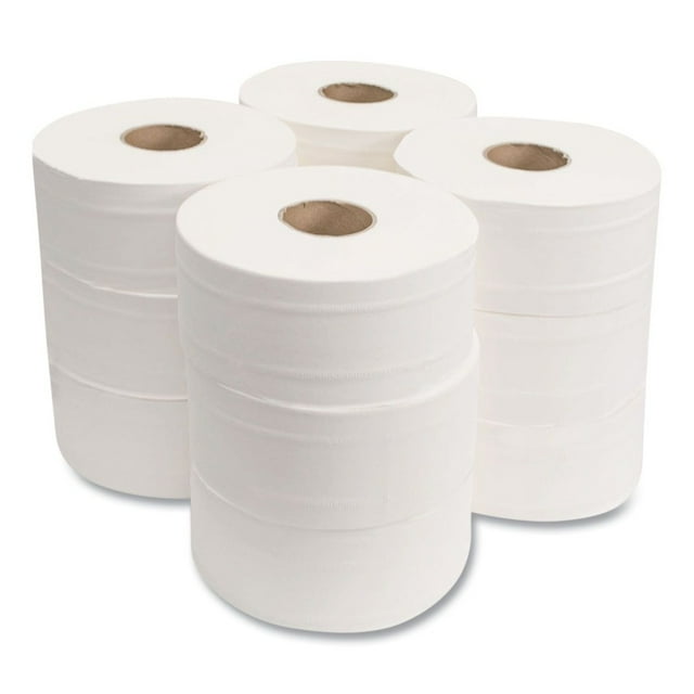 Morcon Paper VT110 2-Ply Septic Safe 17 ft. Bath Tissues - Jumbo, White ...