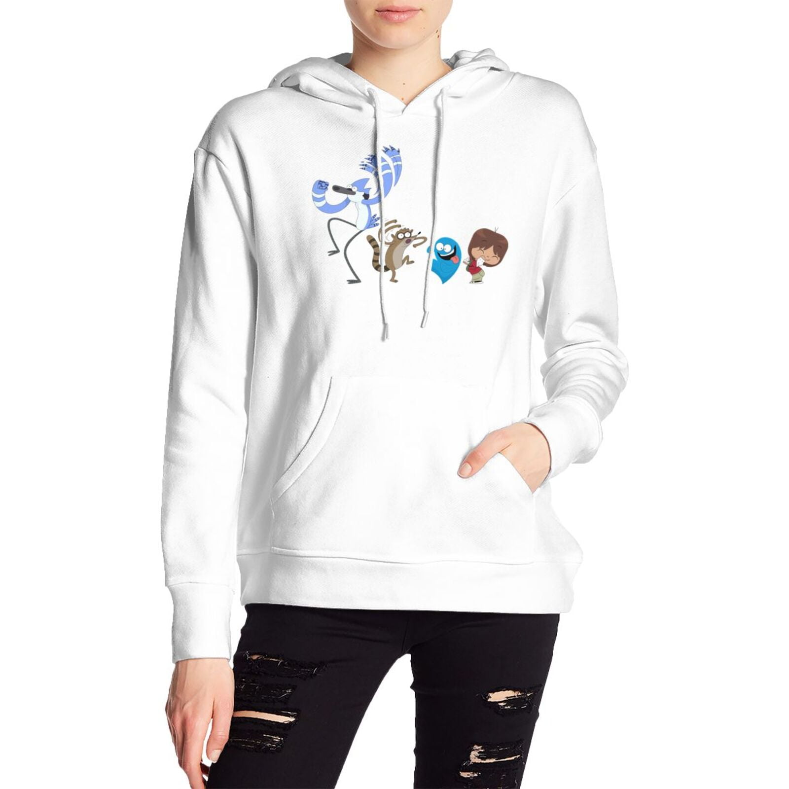 Mordecai And The Rigbys Women Hoodies Long Sleeve Lightweight ...