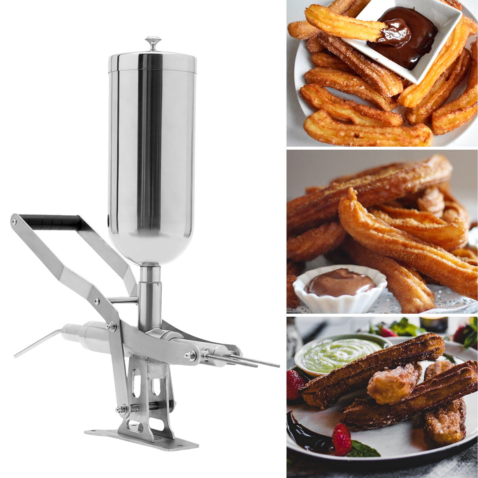 Morden 304 Stainless Steel 5L Capacity Churros Filler Filling Machine ...