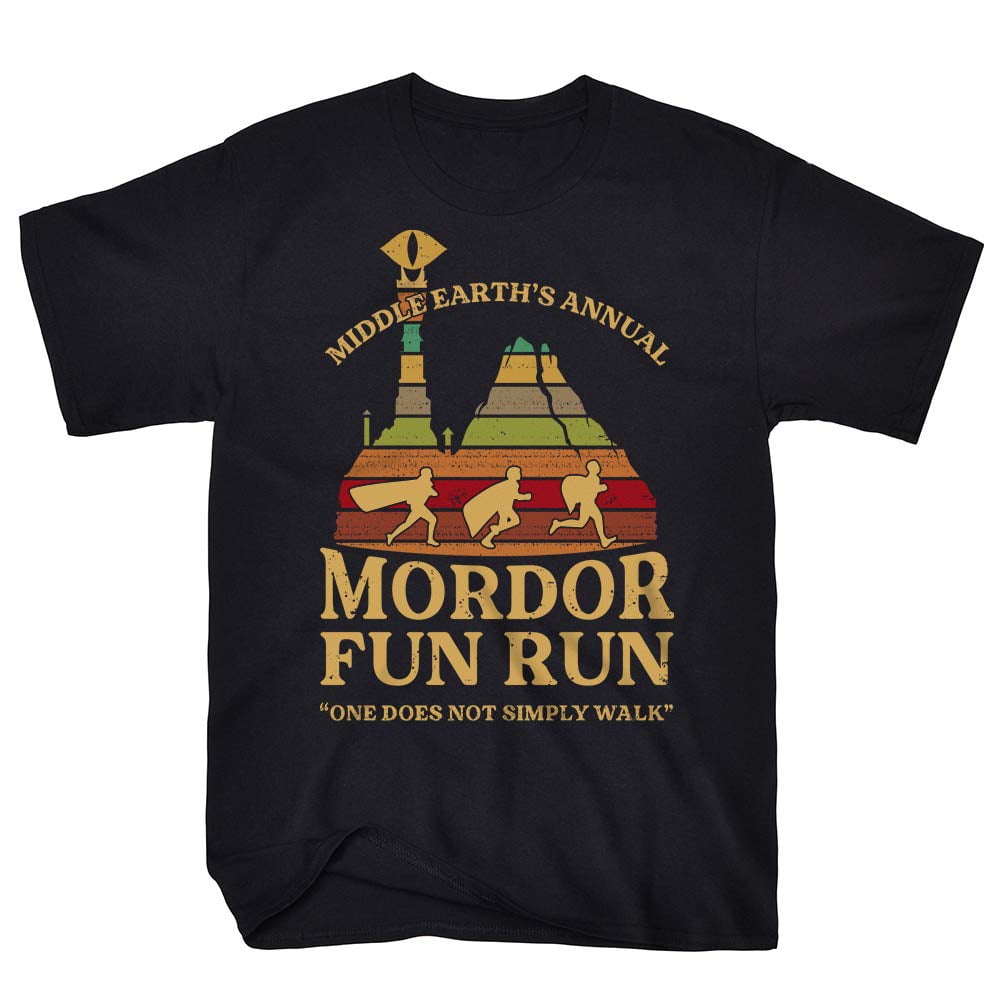 Mordor Fun Run Middle Earth's Annual One Does Not Simply Walk Graphic ...
