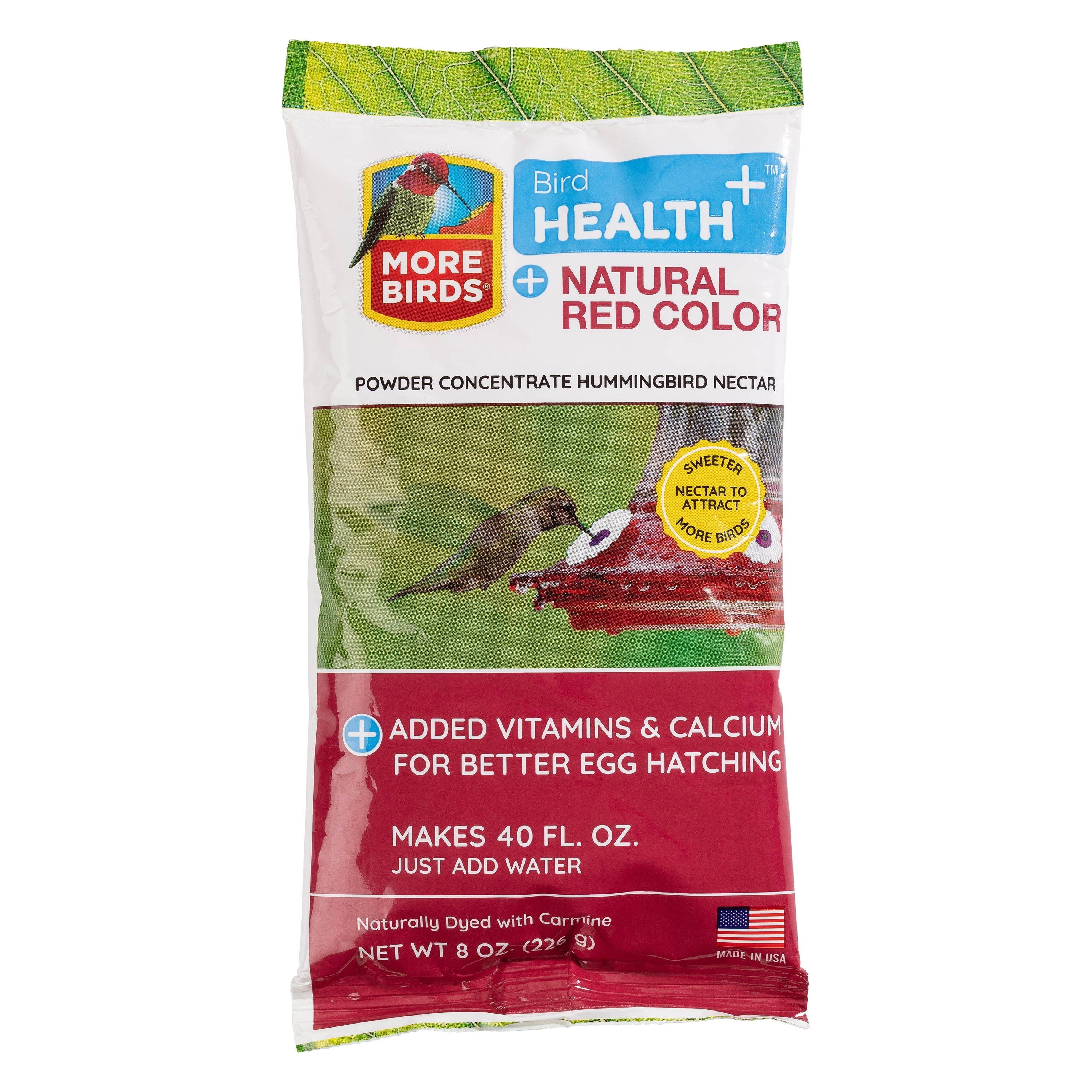 More Birds Health Plus Natural Red Hummingbird Nectar Powder ...