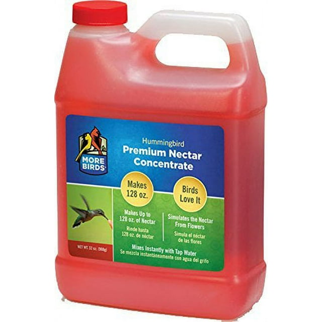More Birds Premium Hummingbird Nectar Concentrate, 32-Ounces - Walmart.com