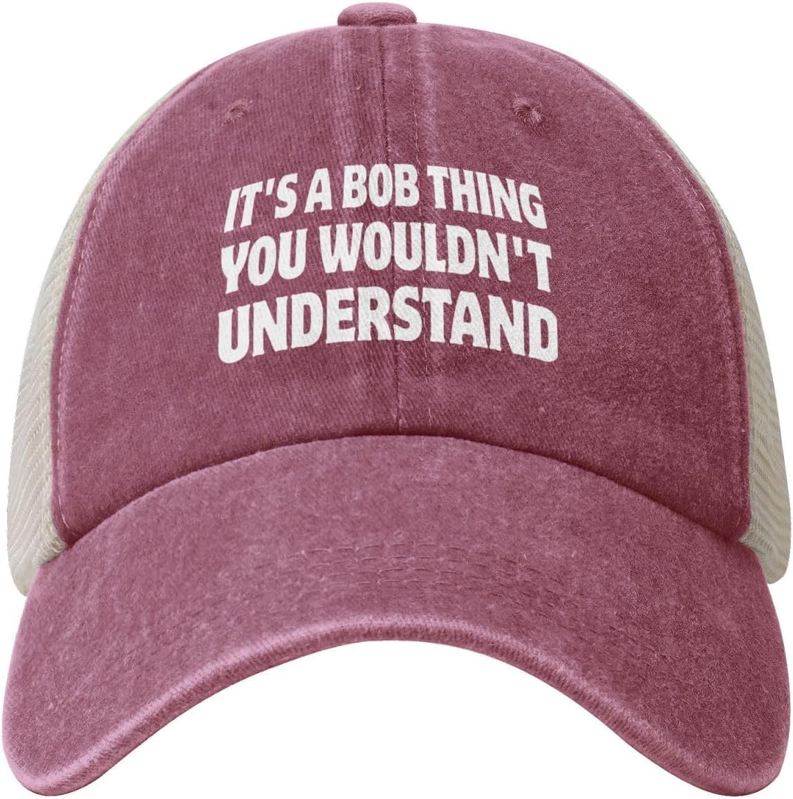 More Bob Than Bob – Trucker Mesh Statement Cap - Walmart.com