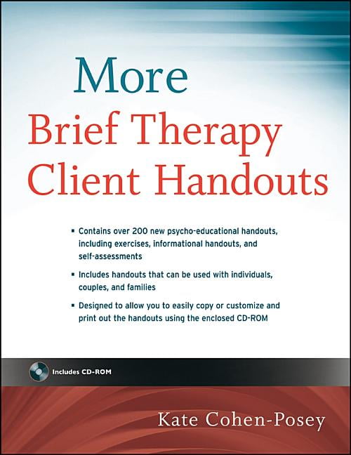 More Brief Therapy Client Handouts, (Paperback) - Walmart.com