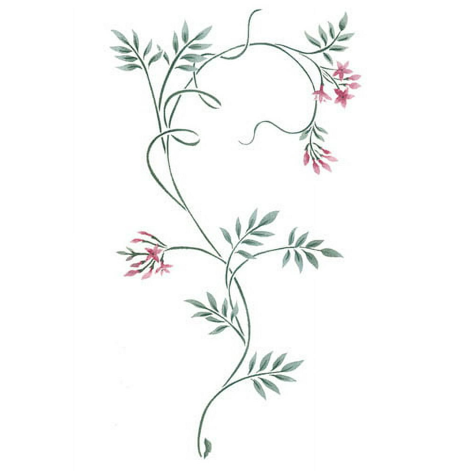 Vines Border Wall Stencils