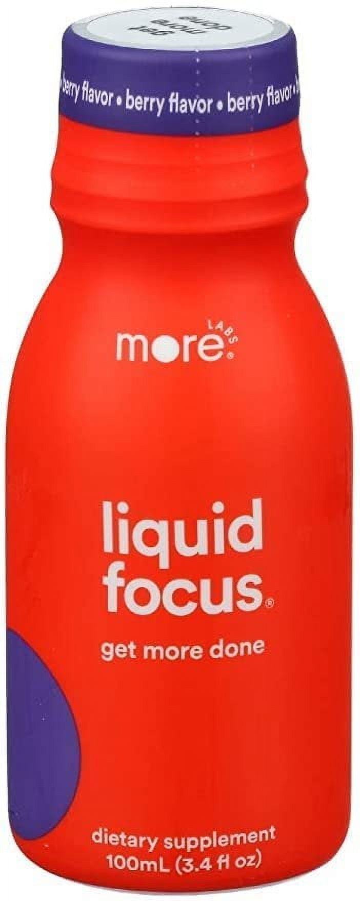 MORE LABS - Shot Focus 3.4FO ( Pack of 6) - Walmart.com