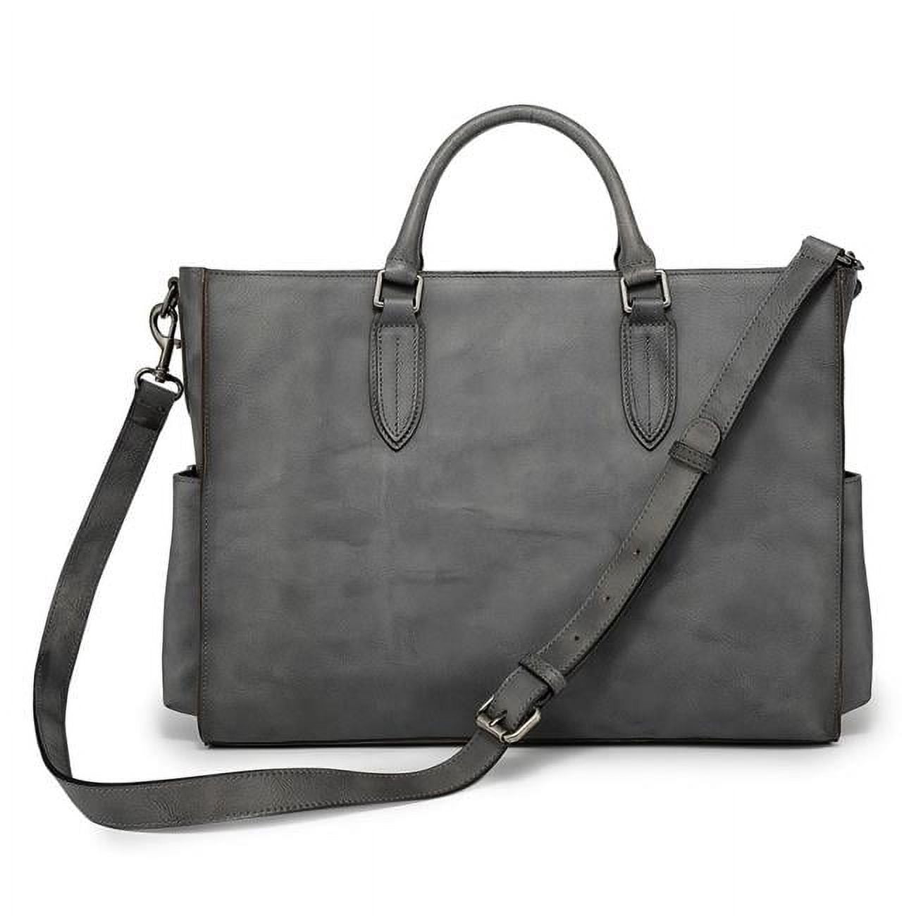 More Lane OT9006-Grey Old Trend Genuine Leather Monte Tote Bag, Grey ...
