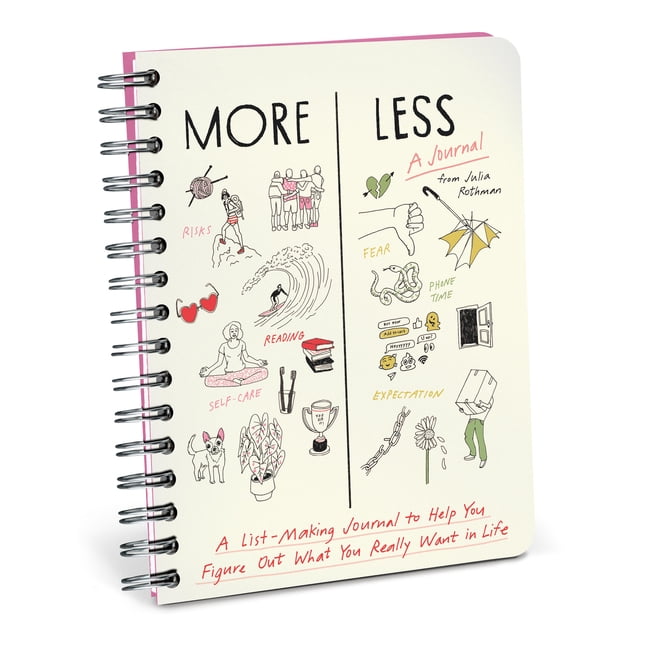 More / Less: A List-Making Journal to Help You Figure Out What You ...