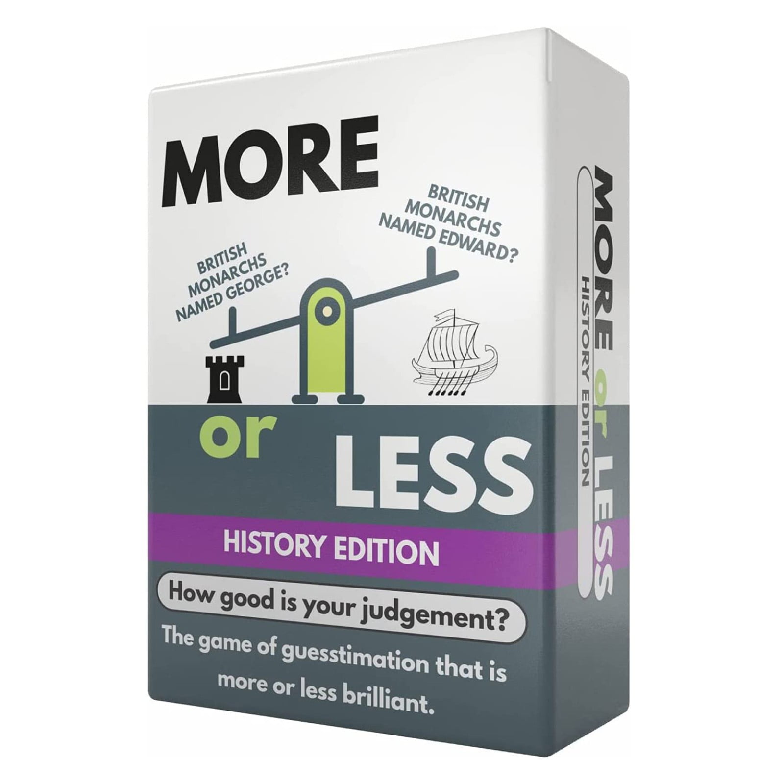 More or Less: History Edition Card Game - How Good Is Your Judgement? 2 ...