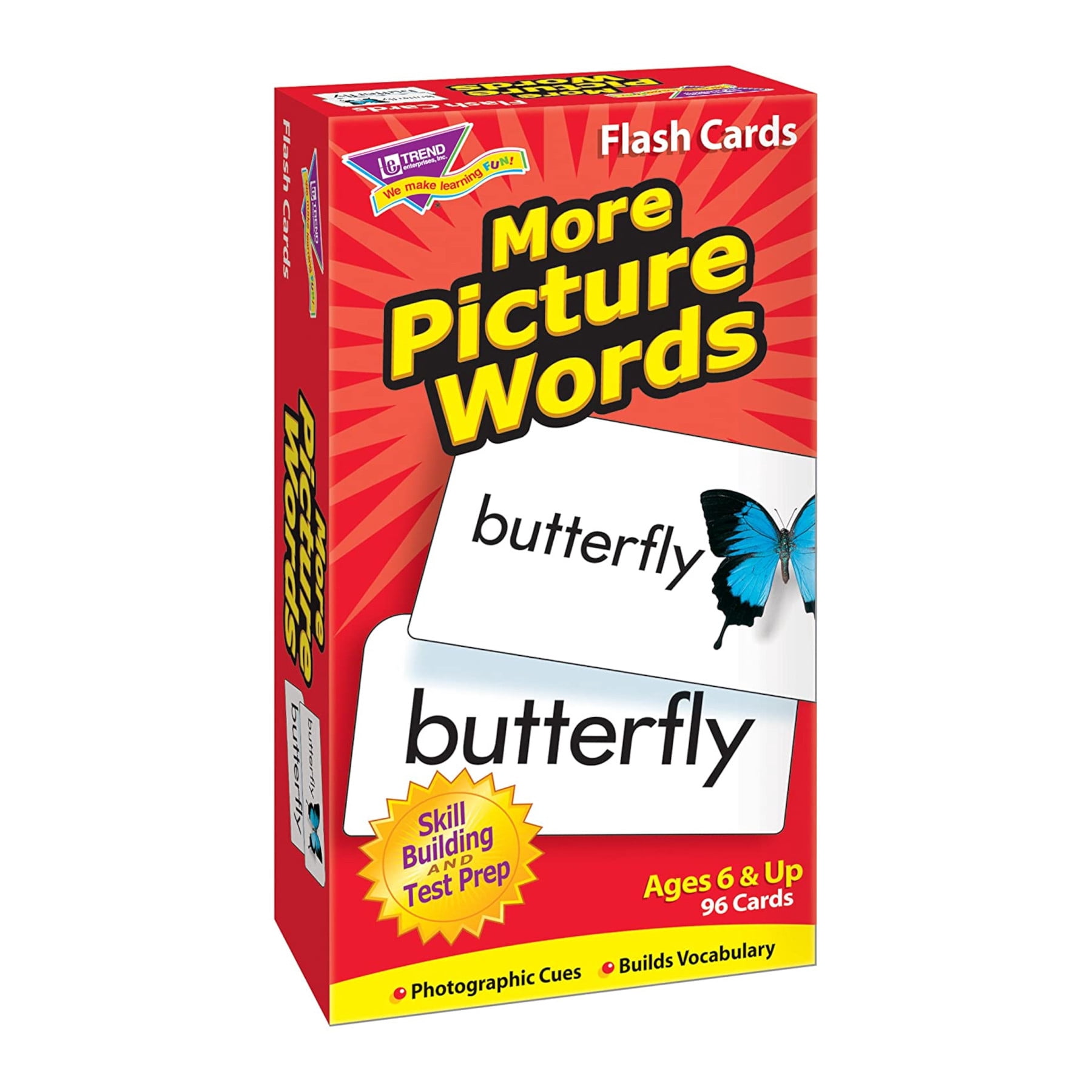More Picture Words Skill Drill Flash Cards - Walmart.com