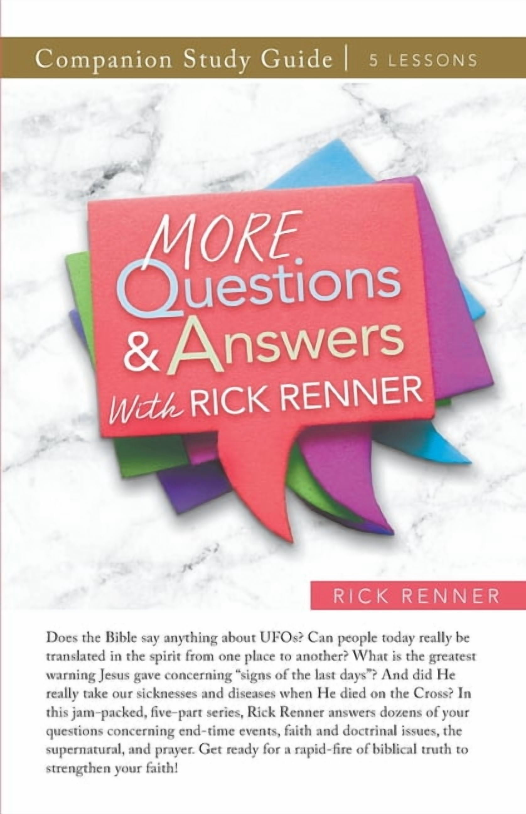 More Questions and Answers With Rick Renner Study Guide (Paperback) by ...