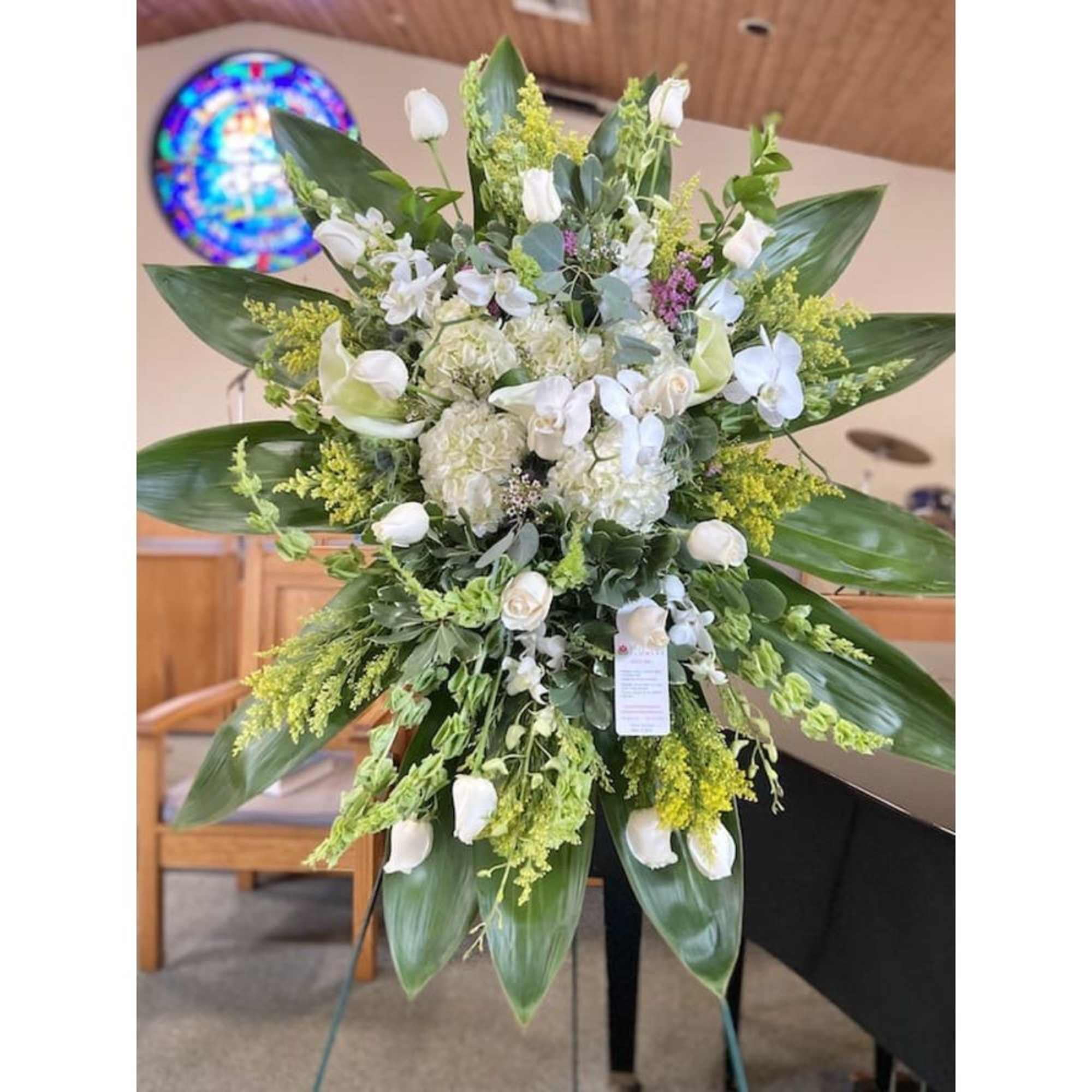 More Than Flowers Spray Standing Funeral Flowers - Standard - Walmart.com