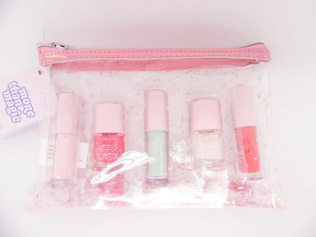 More Than Magic Nail & Lip Set Pouch Gift Set - 5ct/0.38 oz. - Walmart.com