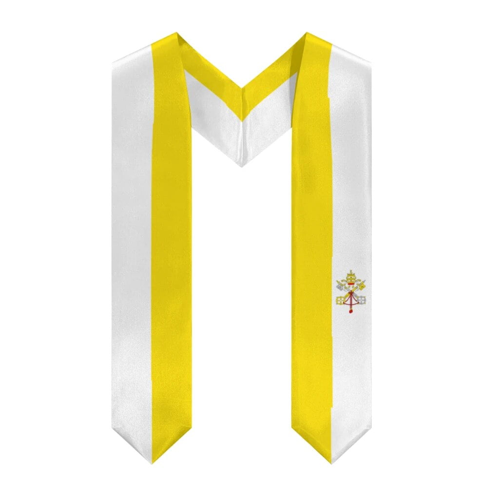 More design Graduation shawl Vatican City Flag & United States Flag ...