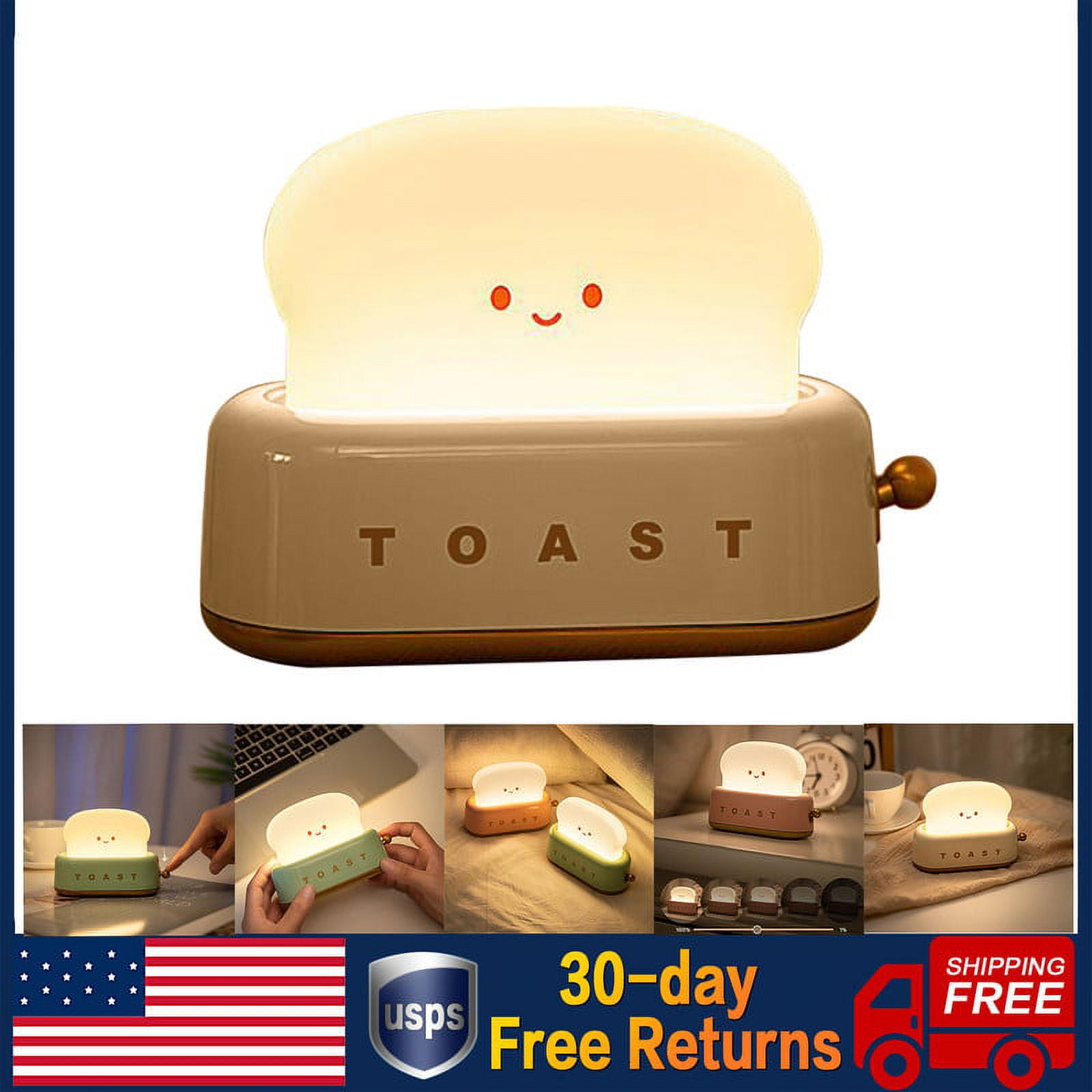 MoreChioce Bread Maker Night Lamp USB Rechargeable Table Lamp ...