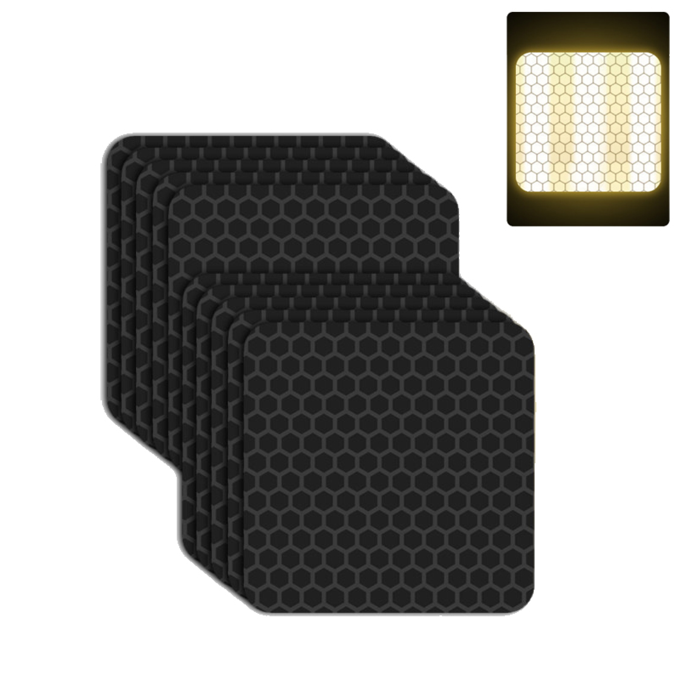 MoreChioce Reflective Car Stickers Night Lighting Sticker Waterproof ...