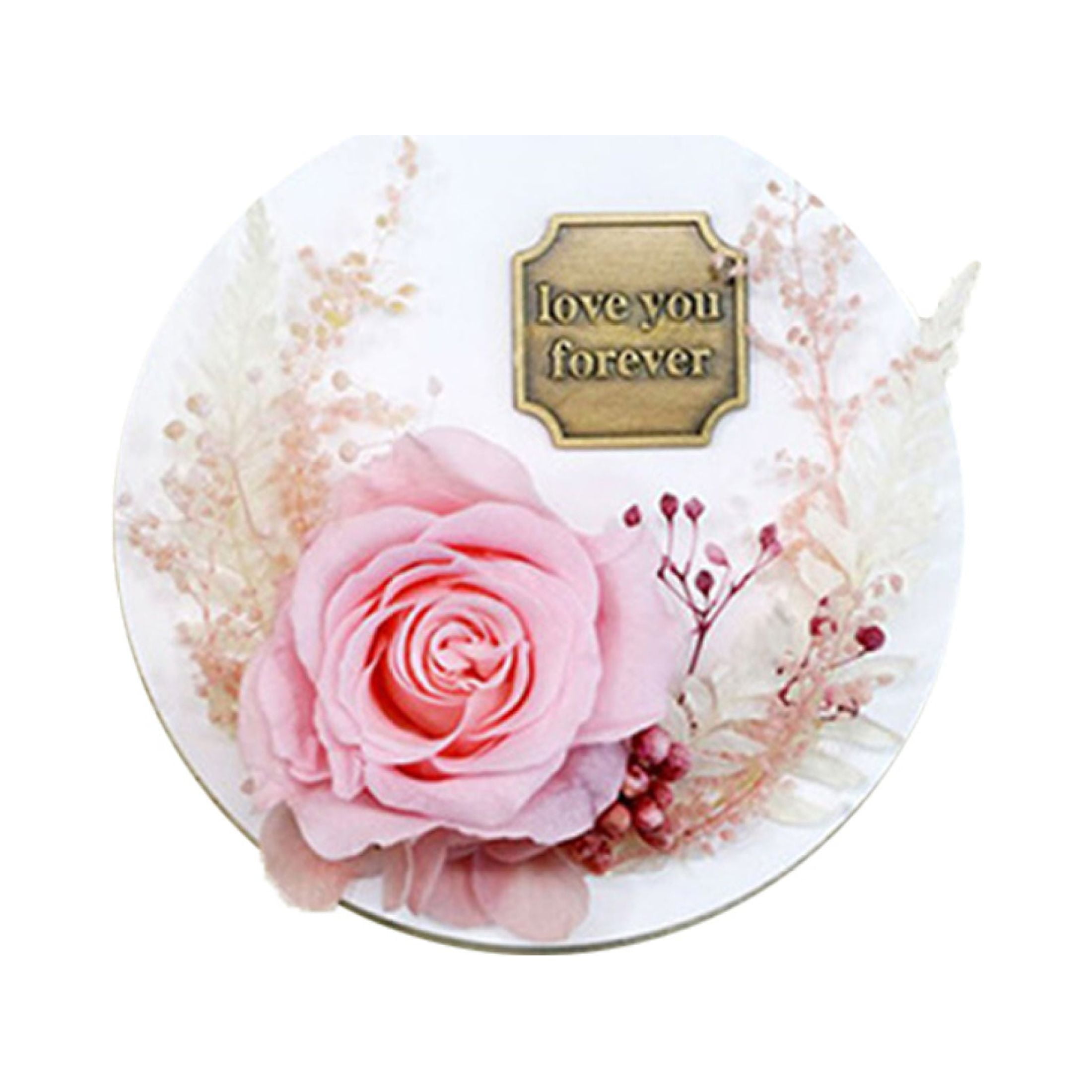 MoreChioce Rose Flower Diffuser Stone Car Fragrance Perfume Holder Air ...