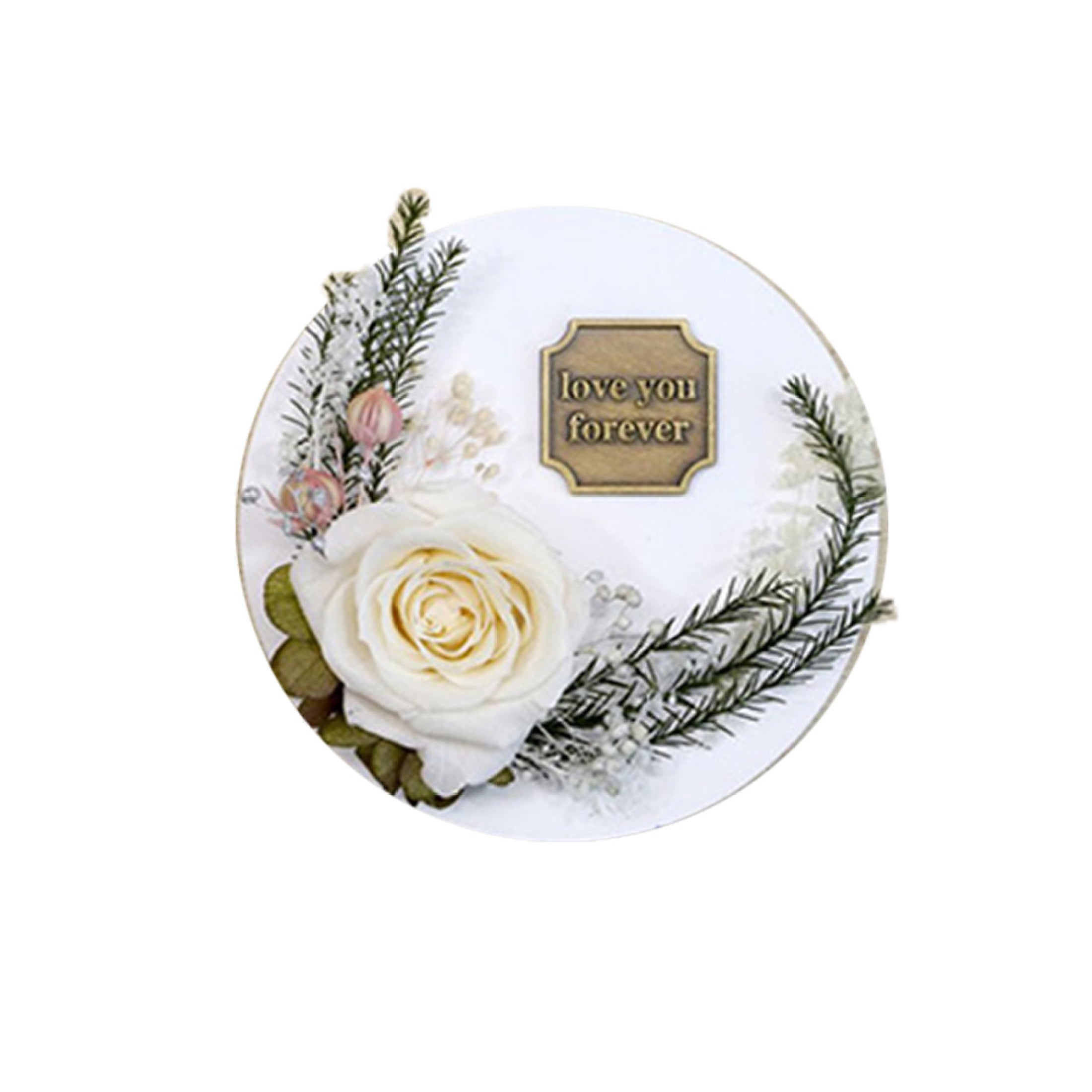 MoreChioce Rose Flower Diffuser Stone Car Fragrance Perfume Holder Air ...