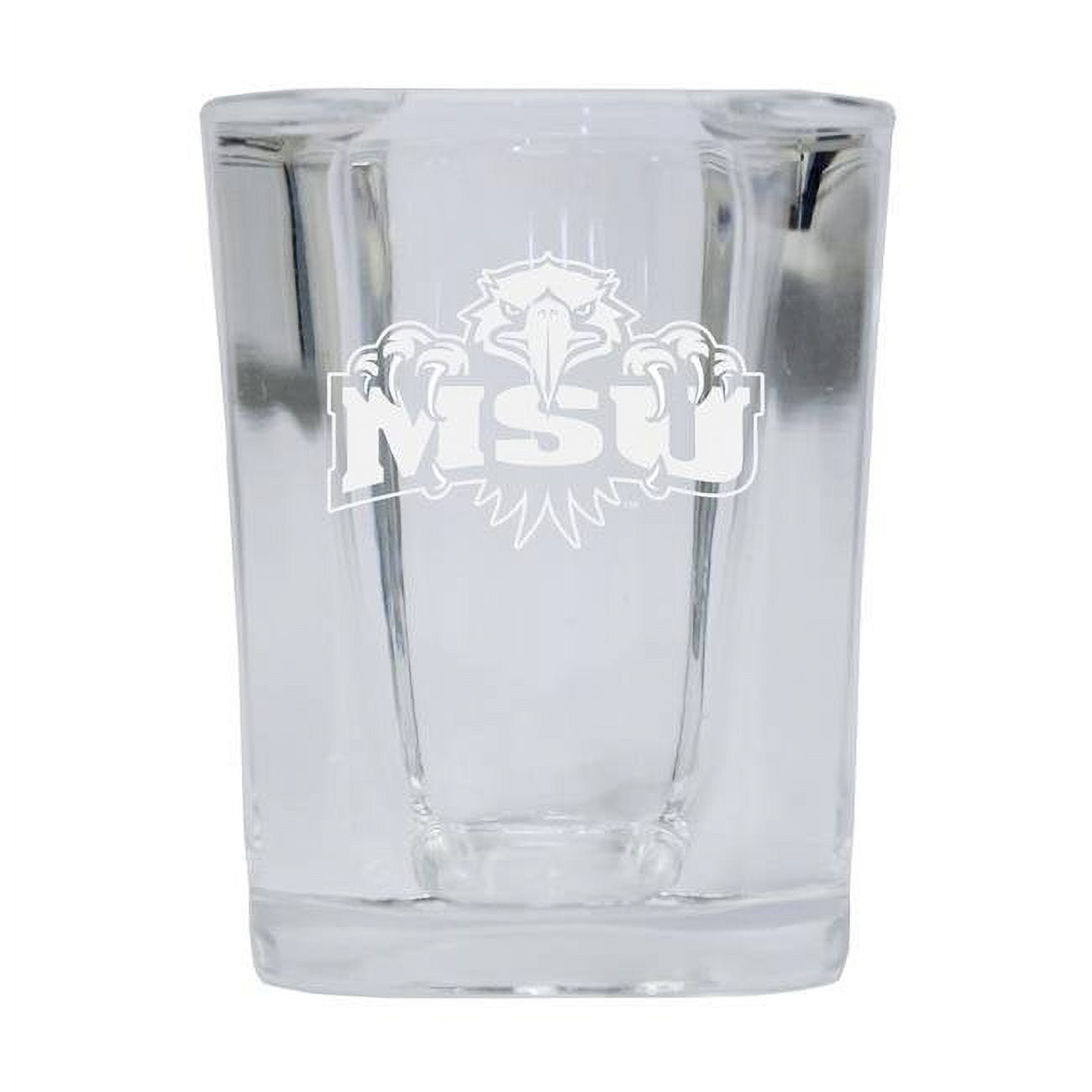 Morehead State University 2 oz Square Shot Glass Laser Etched Logo ...