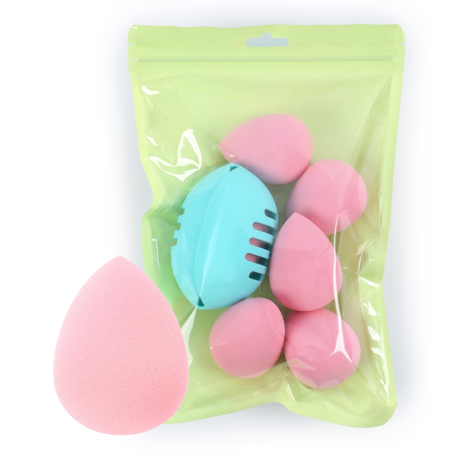Morelaxee Scented Blending Makeup Sponge for Foundation, Pink, 6 Counts ...
