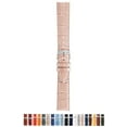 Morellato Samba Alligator Embossed Genuine Calf Leather Watch Strap - Light Pink - 14mm - Chrome ...
