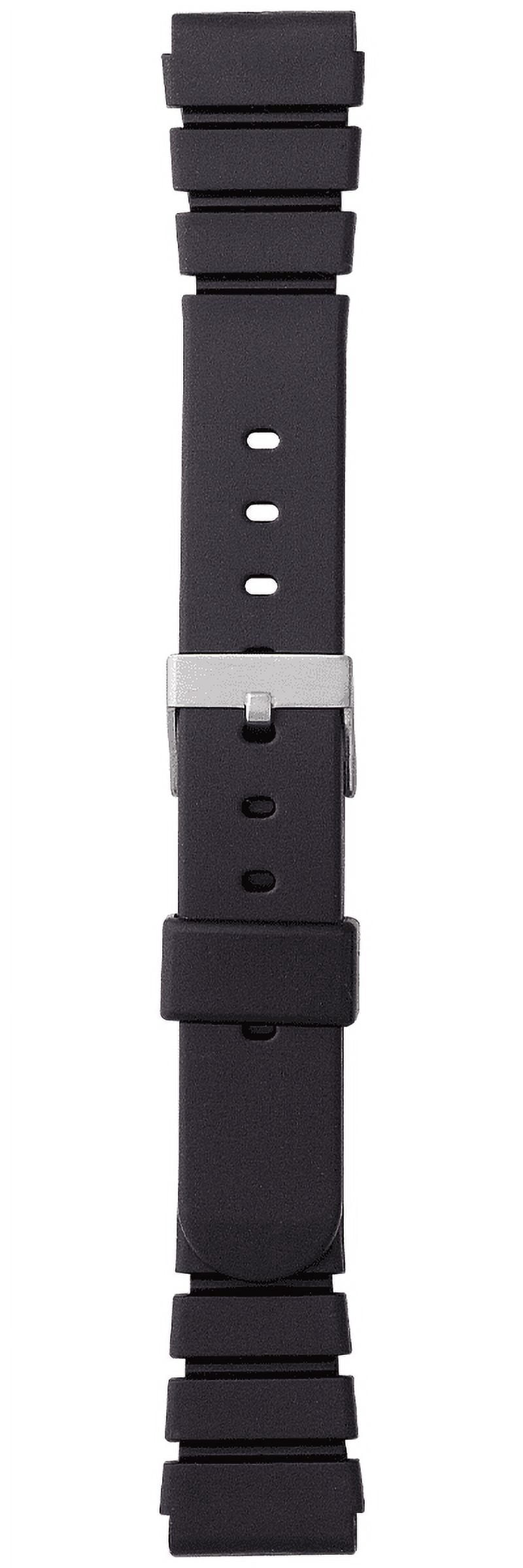 Morellato Tipo Seiko Rubber Watch Strap - Black - 22mm - Special ...