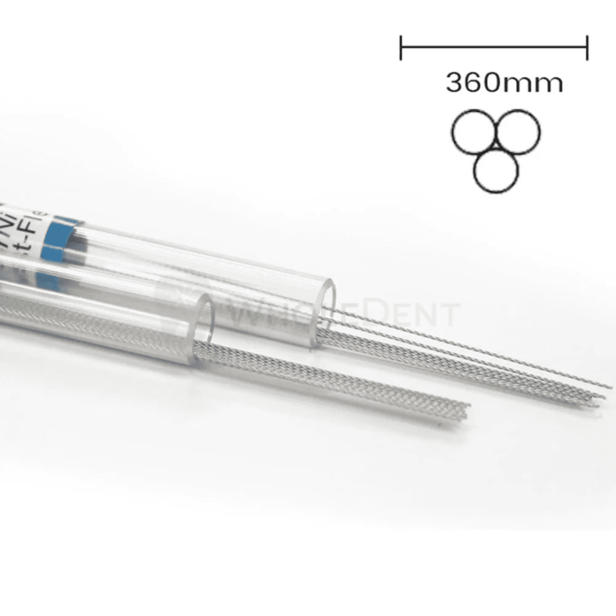 Morelli Ortodontia Orthodontic CrNi 3 Strands Wire Twist Flex ...