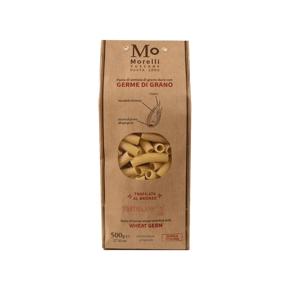 Morelli Pasta Tortiglioni wheat germ 500g - Walmart.com