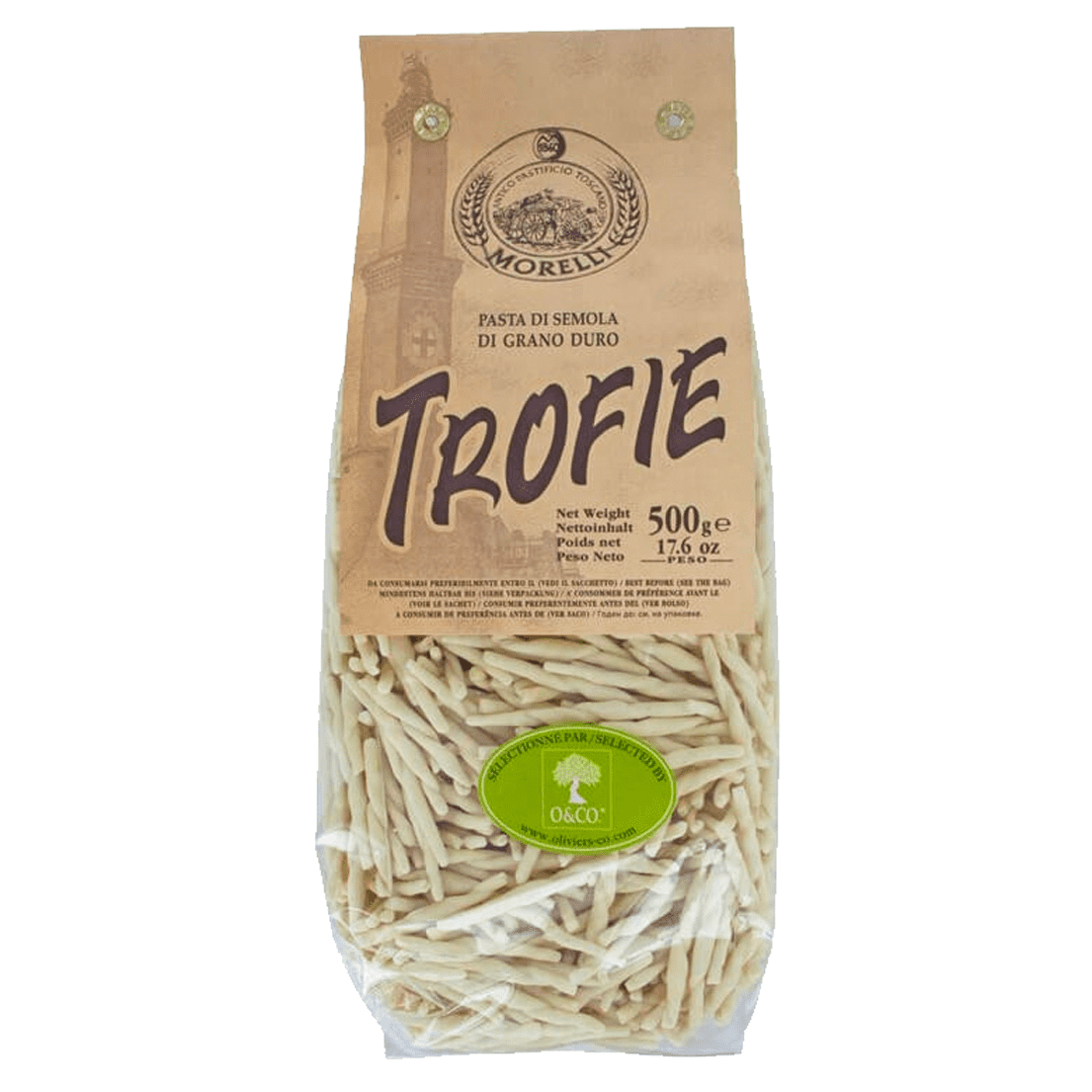 Morelli Trofie pasta with Durum Wheat Semolina 500g - Walmart.com