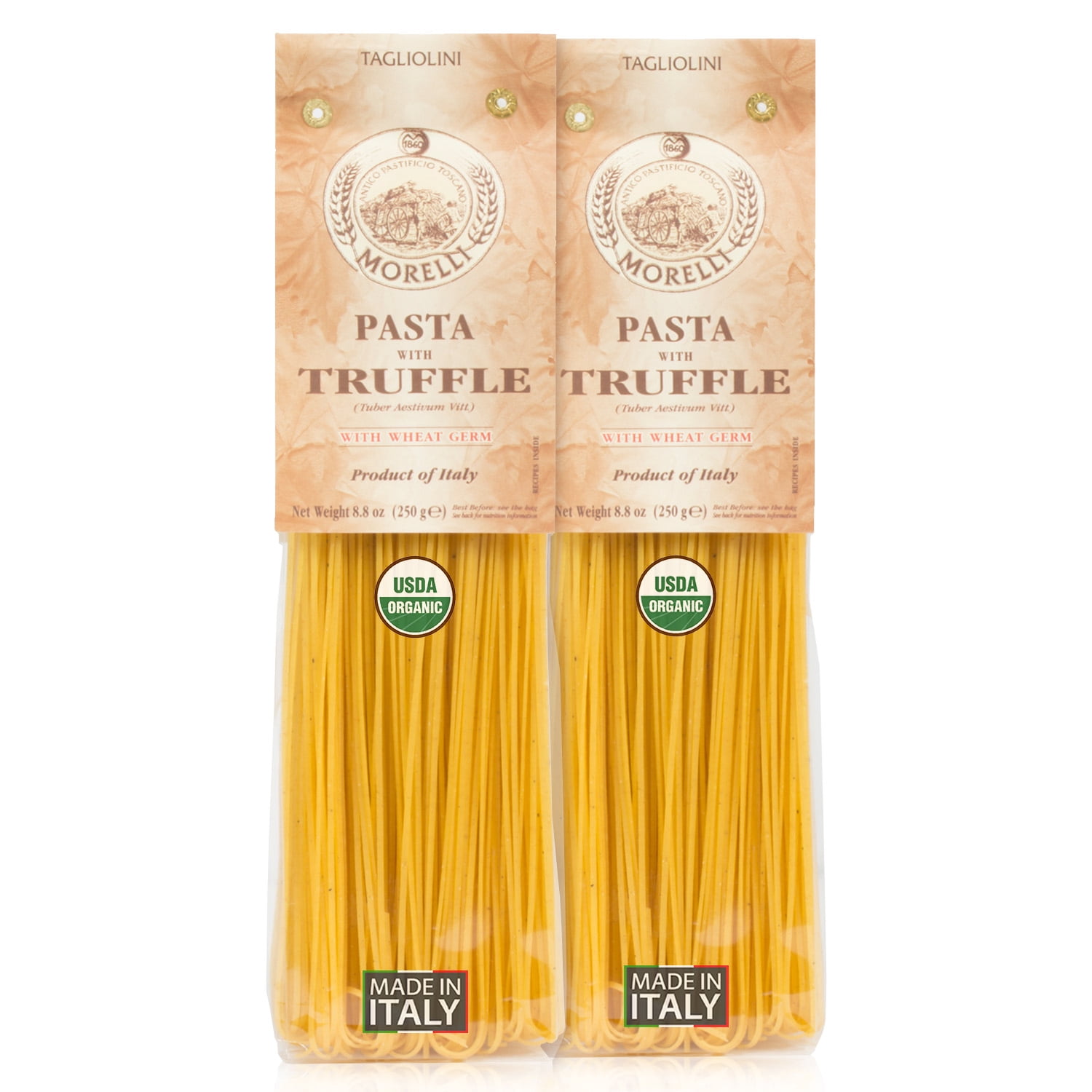Morelli Truffle Tagliolini Italian Pasta - Gourmet Organic Pasta ...