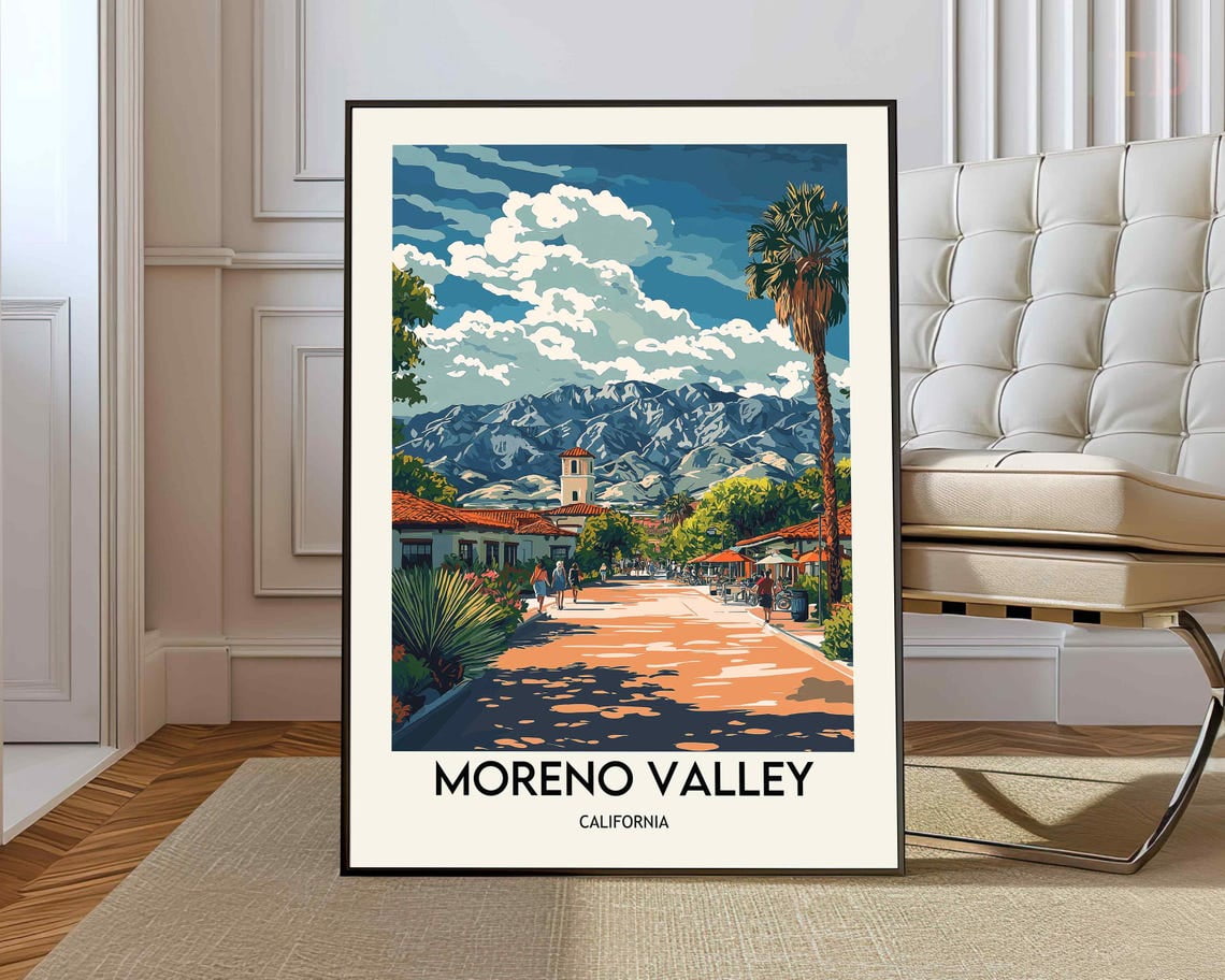 Moreno Valley Poster, Moreno Valleymoreno Valley Print, Moreno Valley Photo, Moreno Valley ...