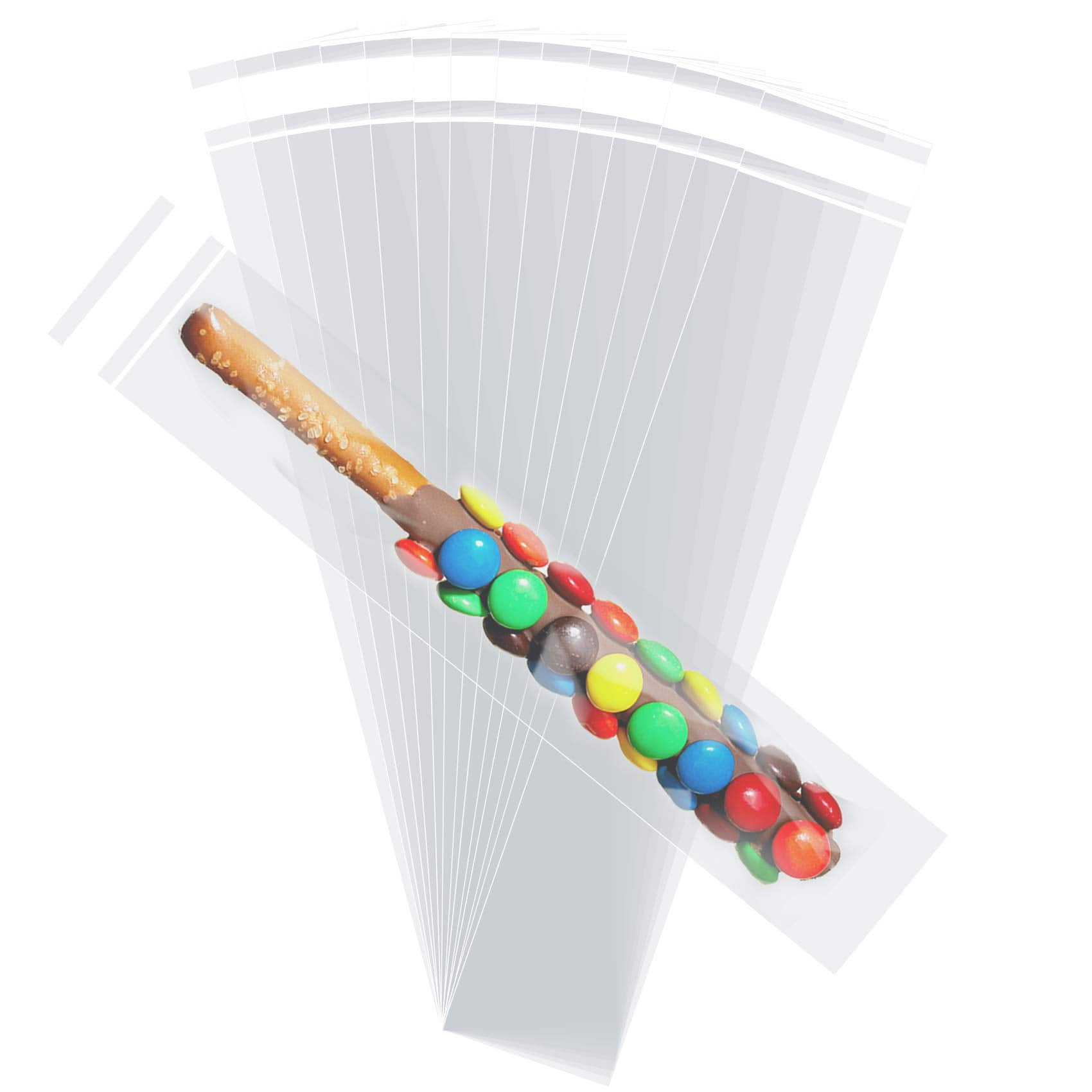 Morepack Self Sealing Cellophane VTF5 Bags,2x10 Inches Clear Resealable ...